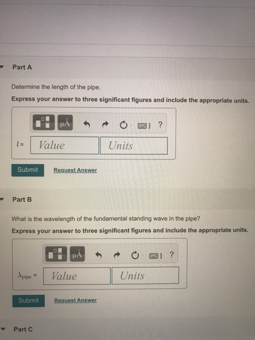Solved Chapter 12 HW Item 8 Constants An open organ pipe | Chegg.com