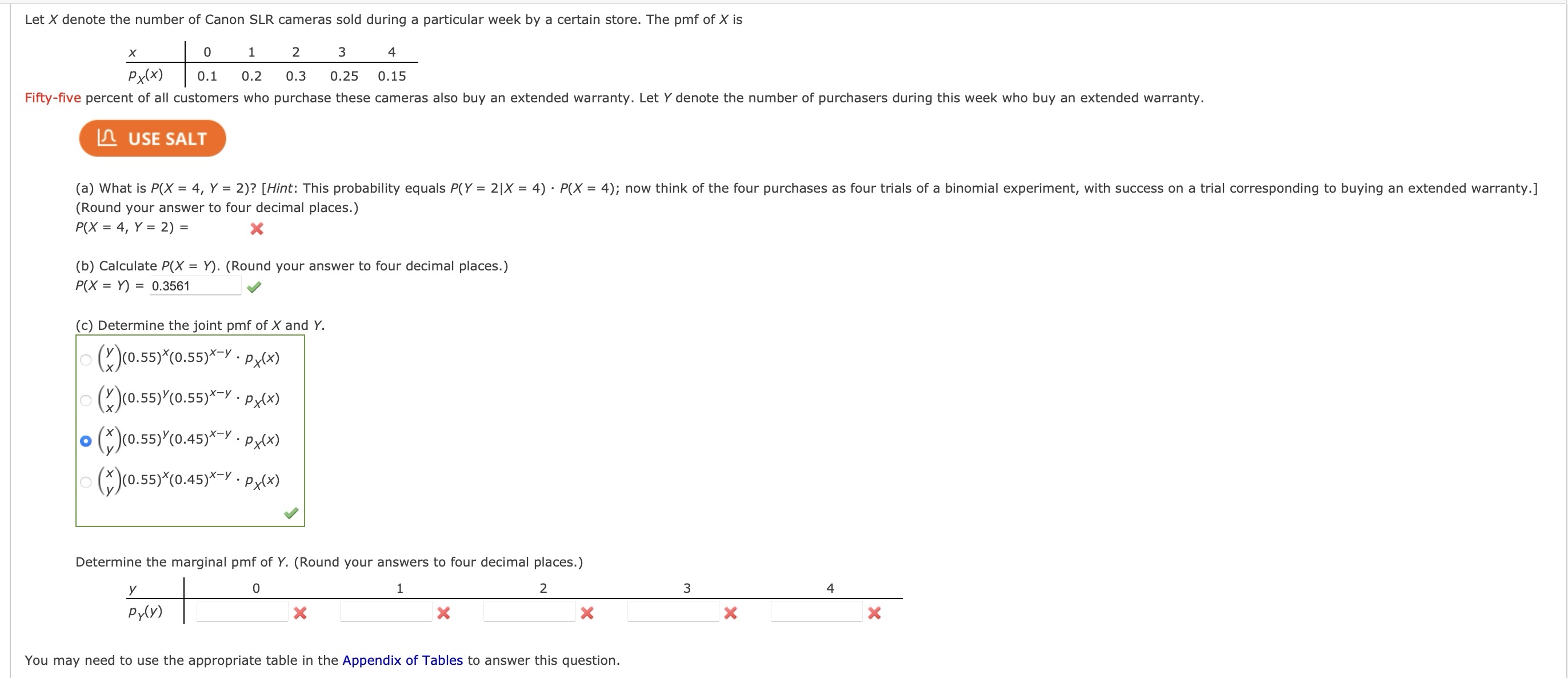 Solved (Round your answer to four decimal places.) | Chegg.com