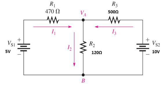 Solved Determine the branch circuit I2=11.8mA | Chegg.com