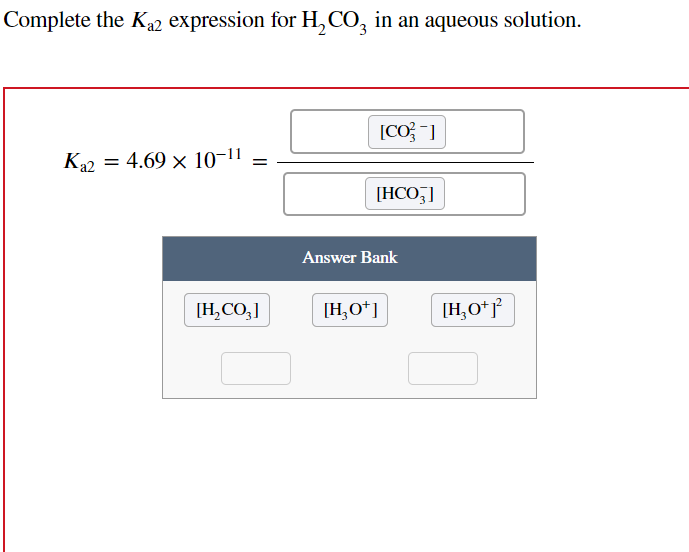 Solved Consider the acid dissociation behavior of carbonic | Chegg.com