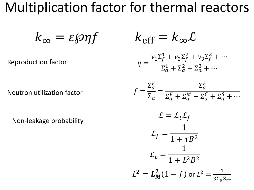 Problem 2. Evaluate infinite neutron multiplication | Chegg.com
