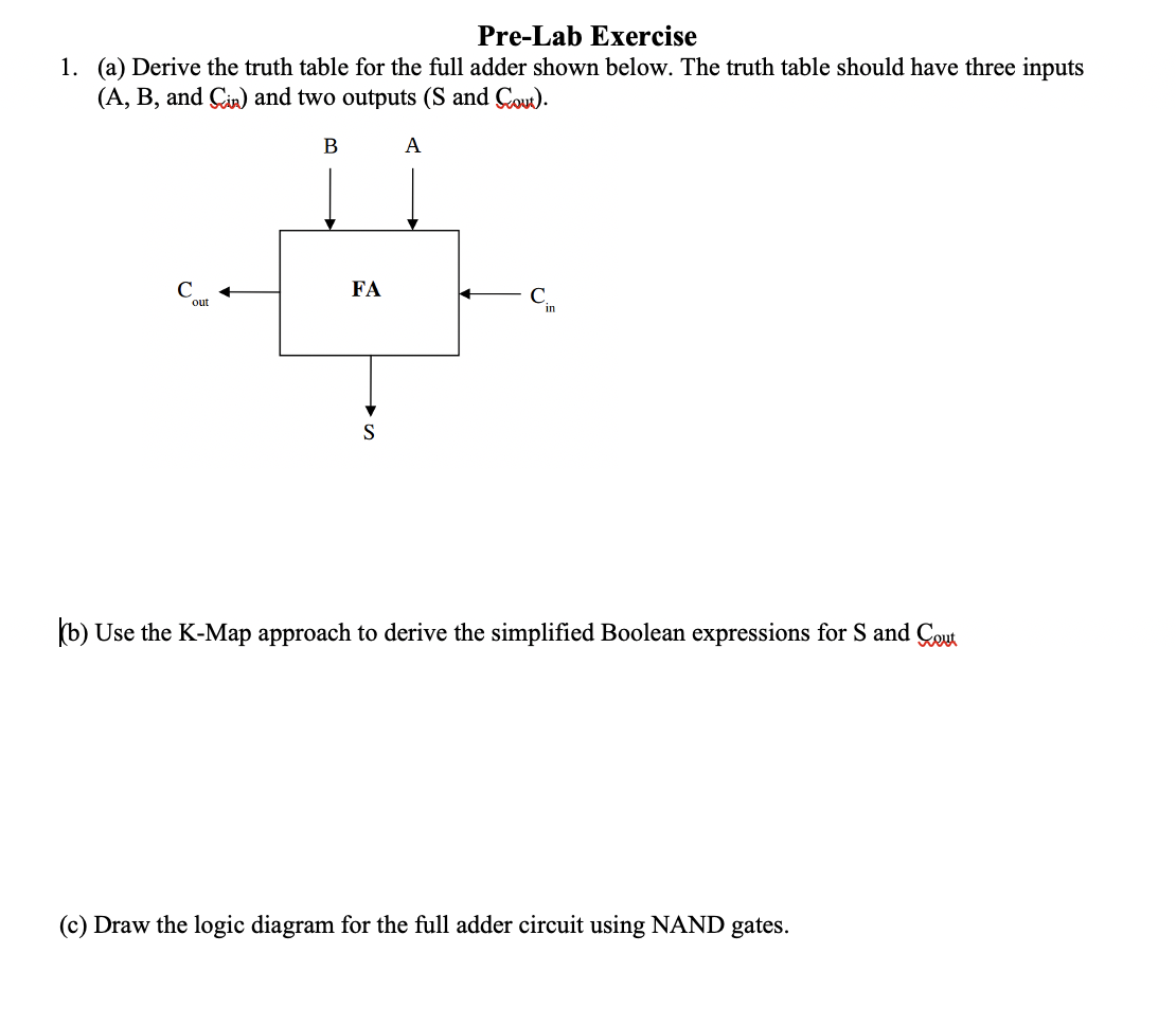 Solved 2) Draw the circuit from Problem 1c using the chips | Chegg.com
