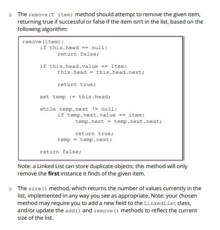 Solved /* AbstractList Interface code */ package | Chegg.com