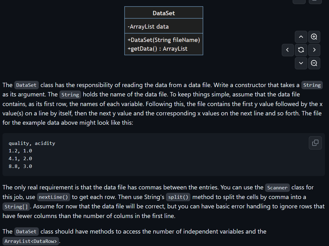 please help me create the DataRow, DataSet, GPTree, | Chegg.com