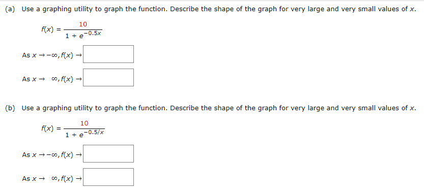Solved (a) Use a graphing utility to graph the function. | Chegg.com