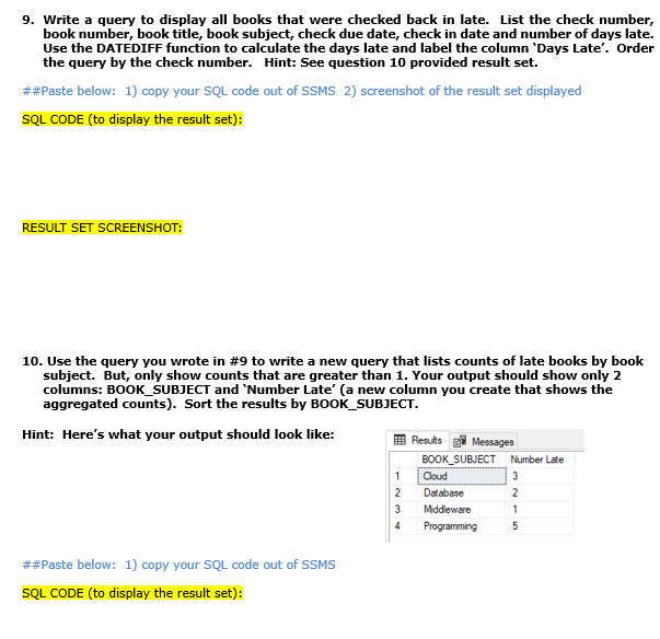 Please answer both questions: Scripts: CREATE TABLE | Chegg.com