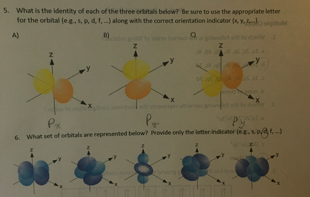 Identify The Orbital Shown Below Identify The Orbital Shown Below