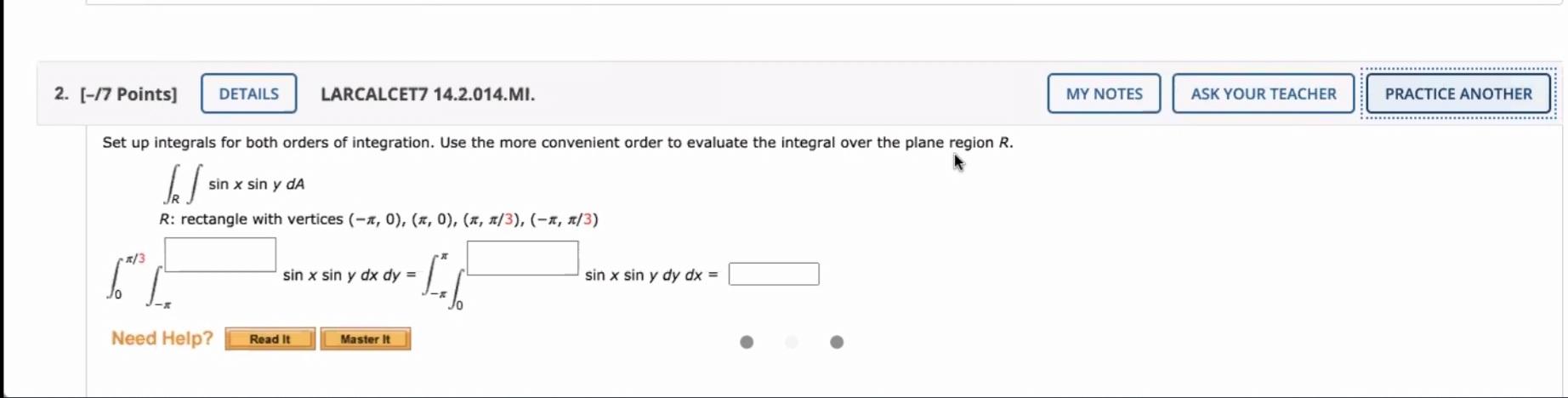 Solved 2. [-17 Points) DETAILS LARCALCETZ 14.2.014.MI. MY | Chegg.com