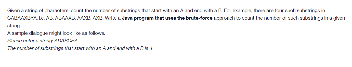 Solved Given A String Of Characters Count The Number Of 9512