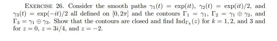 Solved EXERCISE 26. Consider the smooth paths 71 (t) | Chegg.com