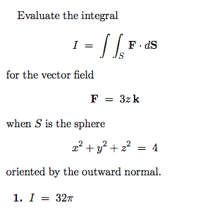Solved Evaluate the integral F dS for the vector field F = | Chegg.com
