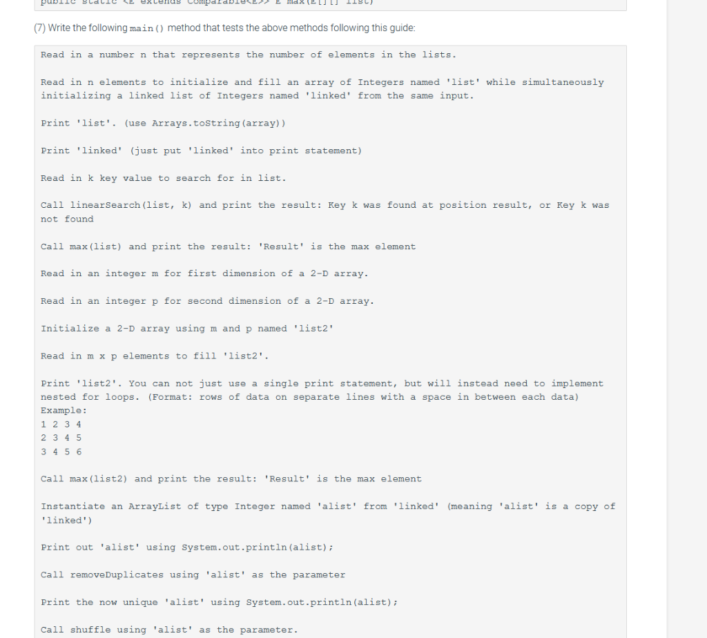 Solved Objectives • Explore use of Comparable interface. • | Chegg.com