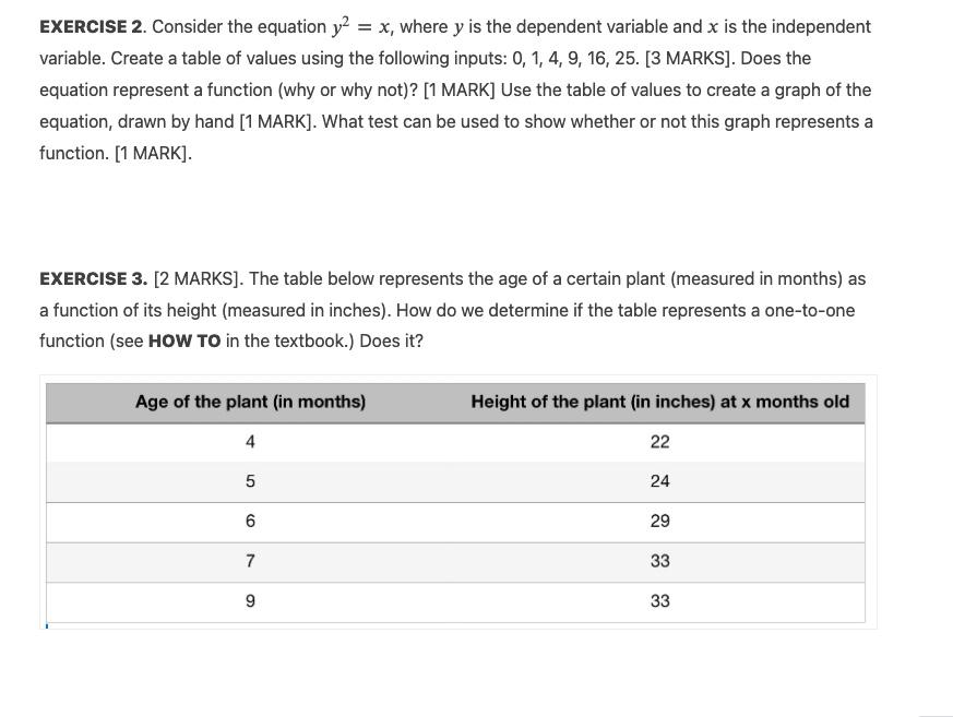 Solved This question is based on Section 3.1. EXERCISE 1. [4 | Chegg.com