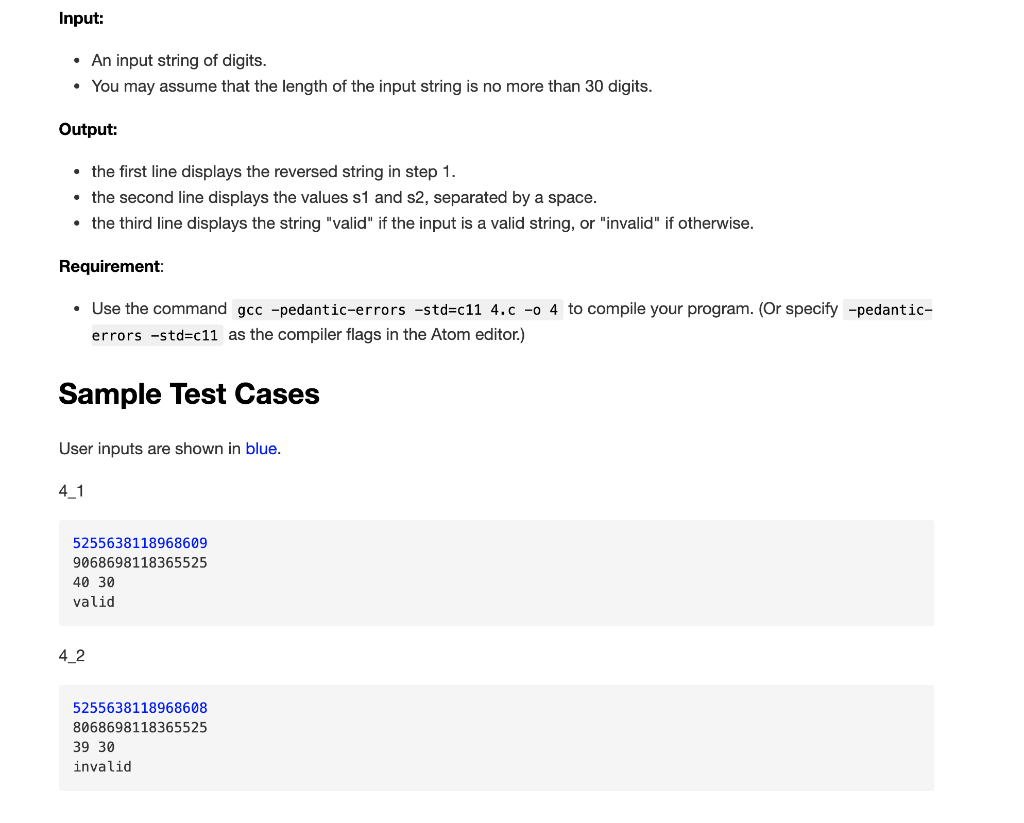 Solved Problem 4 C Luhn Algorithm The Luhn Algorithm 5597