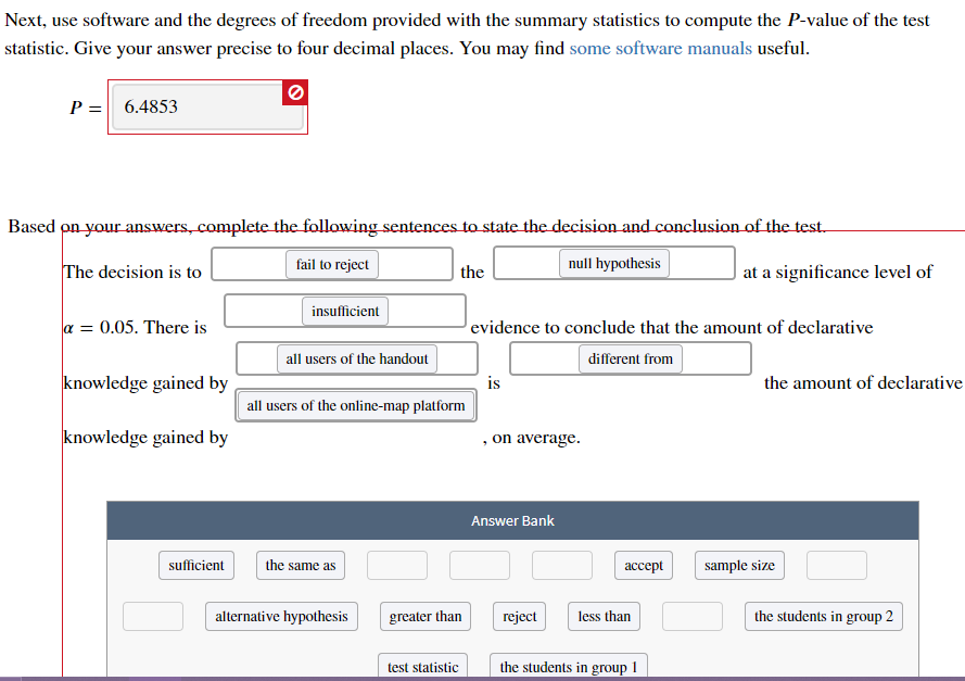 Solved Sixty-two student participants were selected at | Chegg.com
