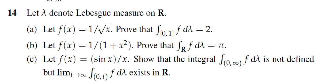 Solved The Textbook Measure Integration And Real Analysis