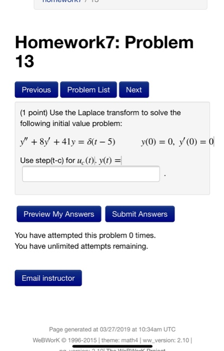 Solved Homework7: Problem 13 PreviouS Problem List Next (1 | Chegg.com