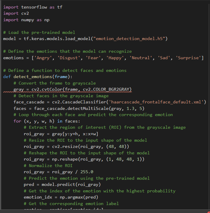 Solved An Emotion Detector Project Using Live Video I Have