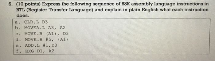 Solved 2. (6 points) Write with a pseudocode or describe | Chegg.com