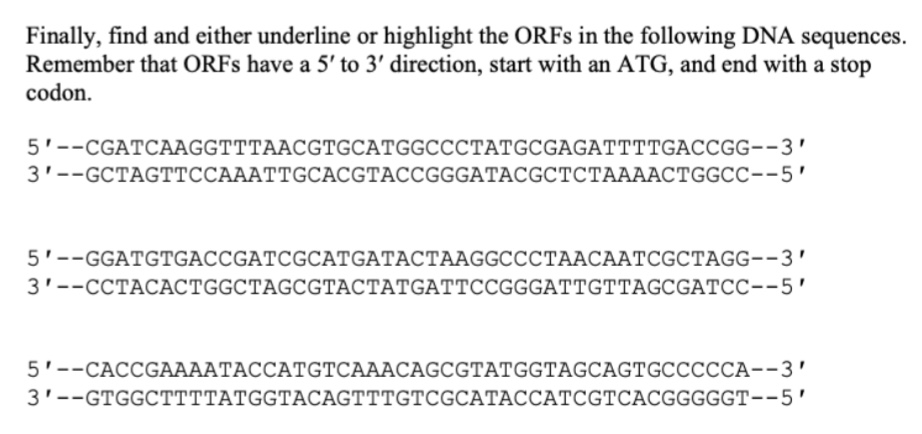 Solved Finally, find and either underline or highlight the | Chegg.com