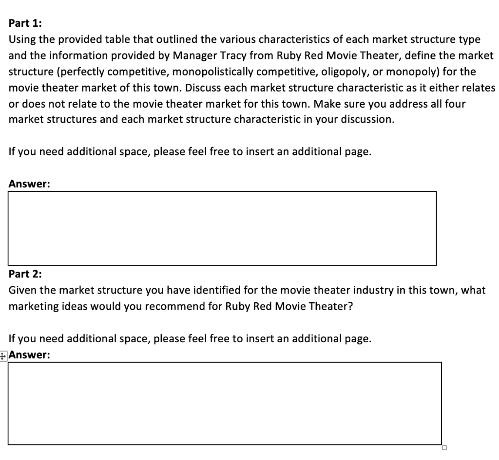 Solved Ruby Red Theater is now starting to work on its | Chegg.com