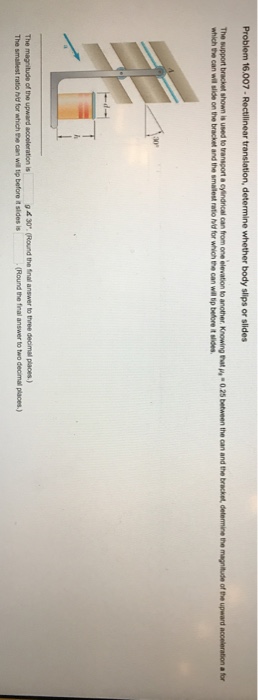 Solved Problem 16.007-Rectilinear translation, determine | Chegg.com