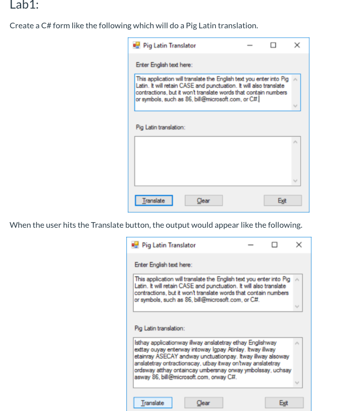 Solved I can't get my pig latin translator to work. I am | Chegg.com