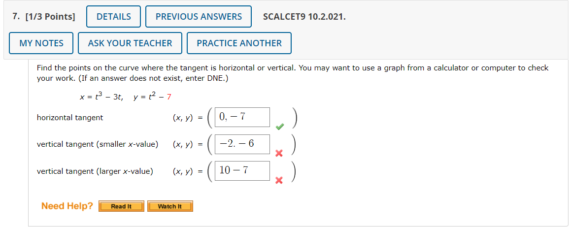 Solved Find the points on the curve where the tangent is | Chegg.com
