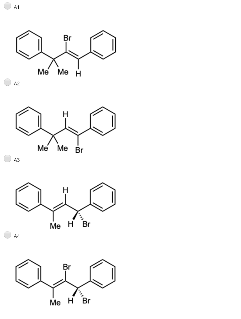 Solved QUESTION 5 Which of the following dibromide compounds | Chegg.com