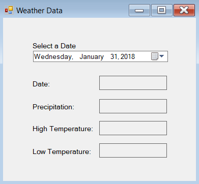 Programming Problems 1. Weather Data In the student | Chegg.com