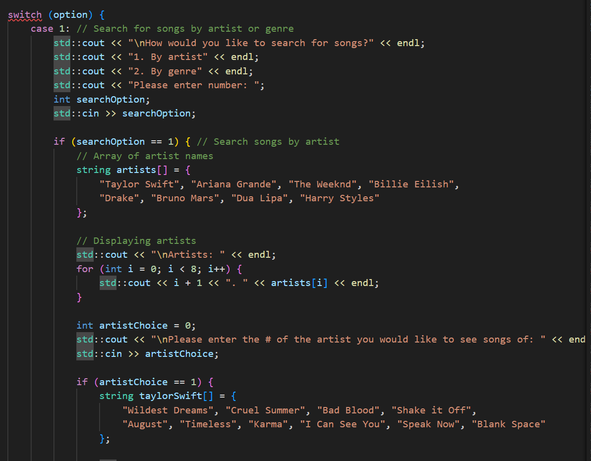 Solved #include “lyrics.hpp”using namespace std;// Operator | Chegg.com