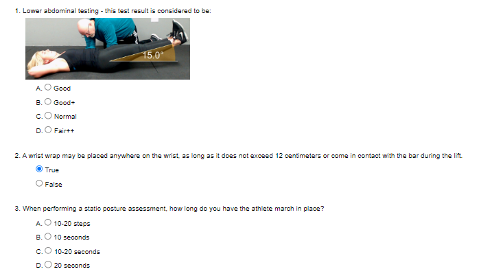 Solved 1. Lower abdominal testing - this test result is | Chegg.com