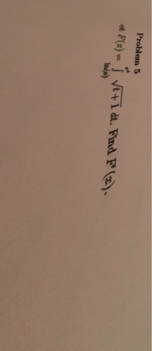 Solved Problem 5 In(a) | Chegg.com