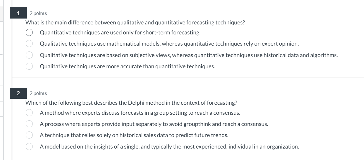 Solved 12 ﻿pointsWhat is the main difference between | Chegg.com