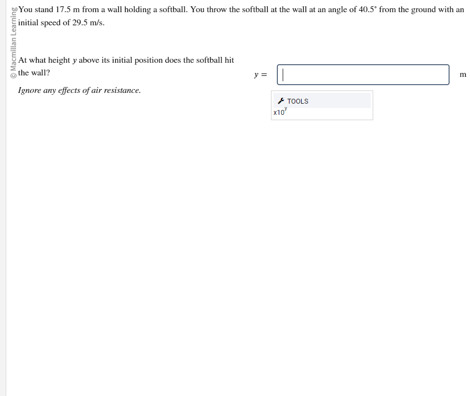 Solved 00u stand 17.5 ﻿m from a wall holding a softball. You | Chegg.com