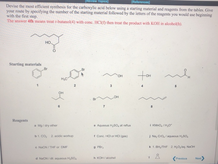 Solved Devise the most efficient synthesis for the | Chegg.com