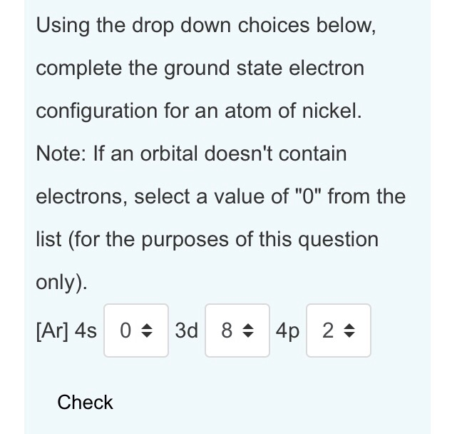 Solved Using the drop down choices below, complete the | Chegg.com