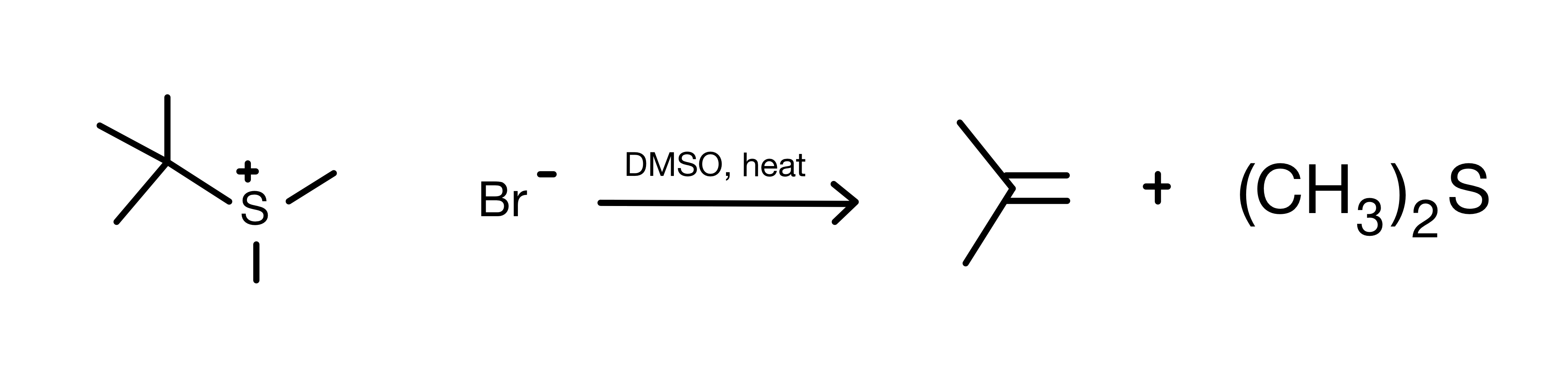 Solved + S Br DMSO, heat > + (CH3)2S | Chegg.com
