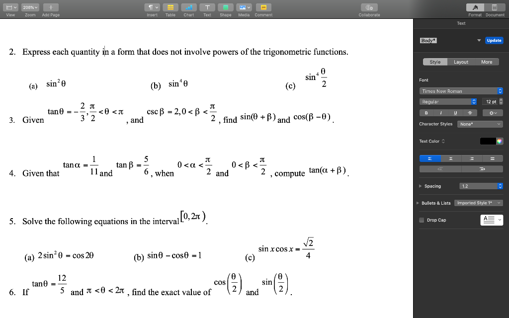 Solved F B 208% + View Zoom Add Page E Format Document | Chegg.com