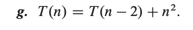 Solved 4-1 Recurrence examples Give asymptotic upper and | Chegg.com