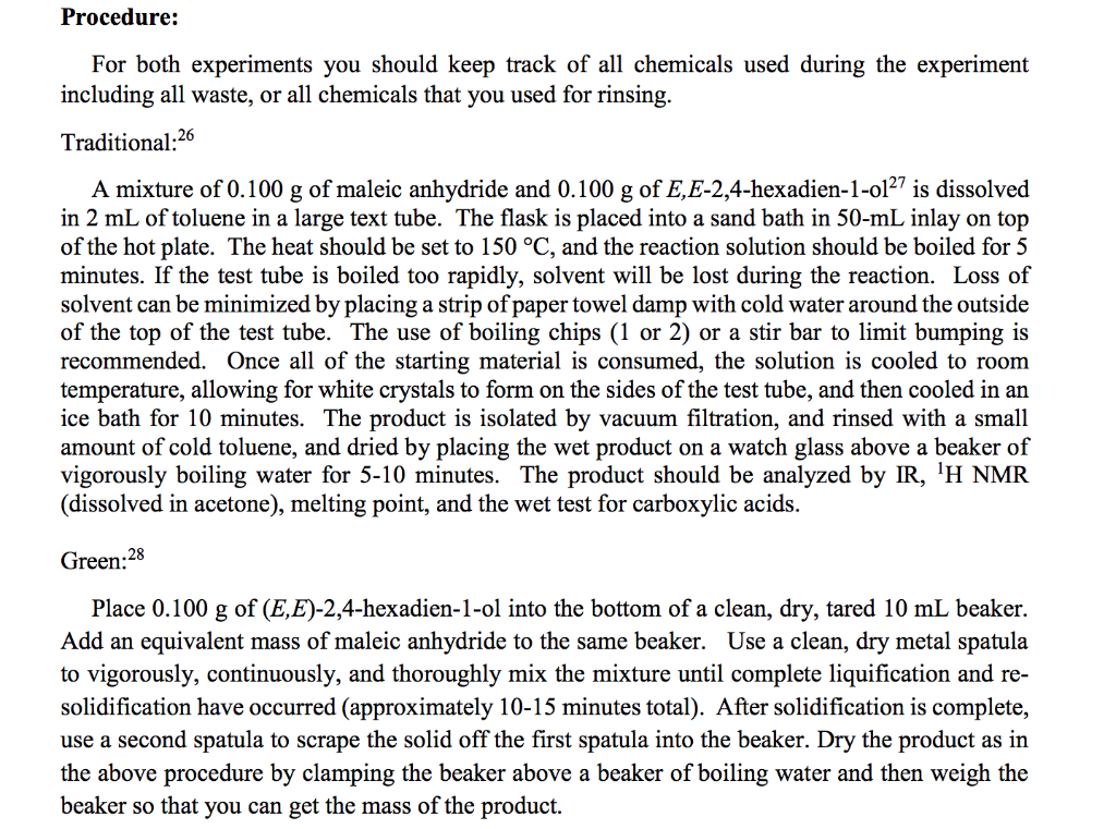 1. Calculate, based on the procedure, the expected E | Chegg.com