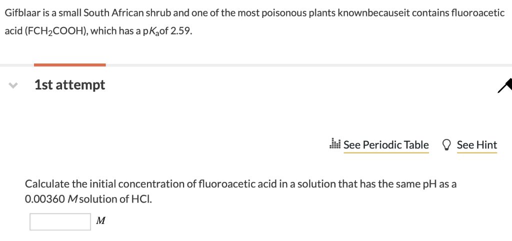 Solved Gifblaar is a small South African shrub and one of | Chegg.com