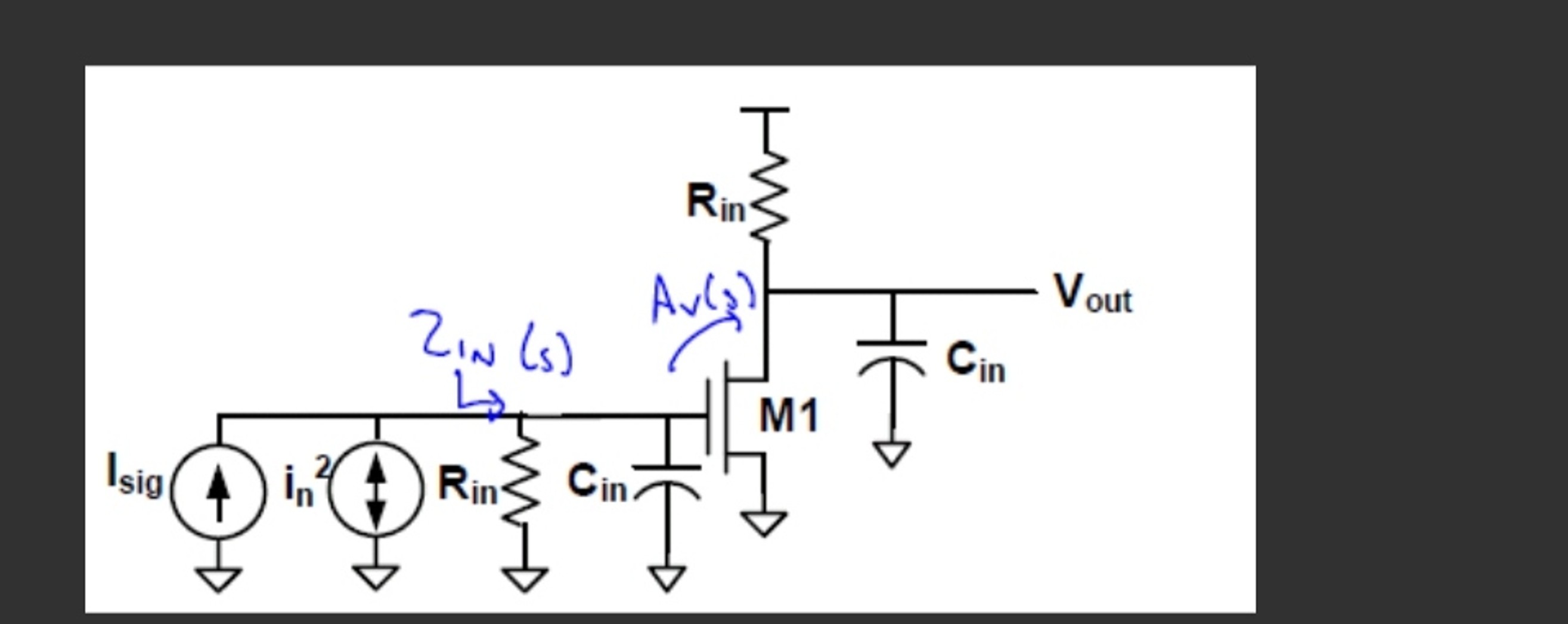 Solved Find the output noise voltage value in terms of input | Chegg.com