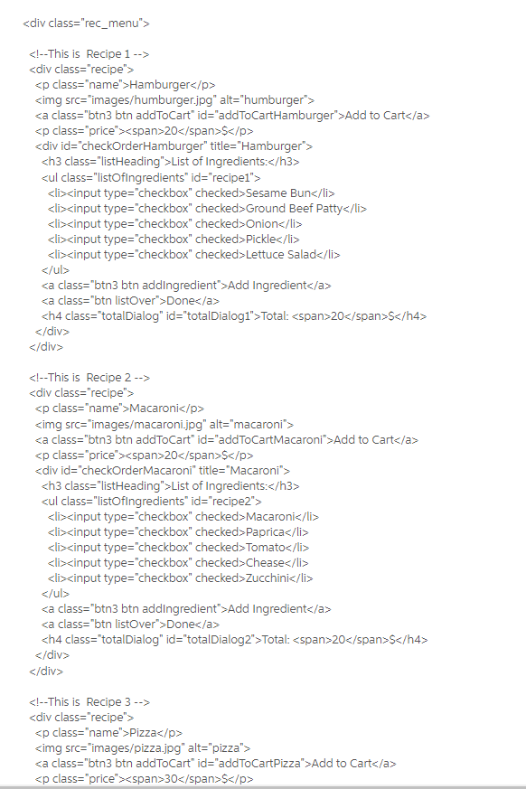 Solved JavaScript A HTML IS CREATED BELOW WITH CSS AND JS | Chegg.com