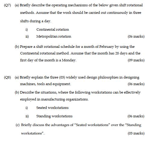 Solved (Q7) (a) ﻿Briefly describe the operating mechanisms | Chegg.com