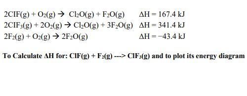 Solved 2CIF(g) + O2(g) → Cl2O(g) + F20(g) AH = 167.4 kJ | Chegg.com