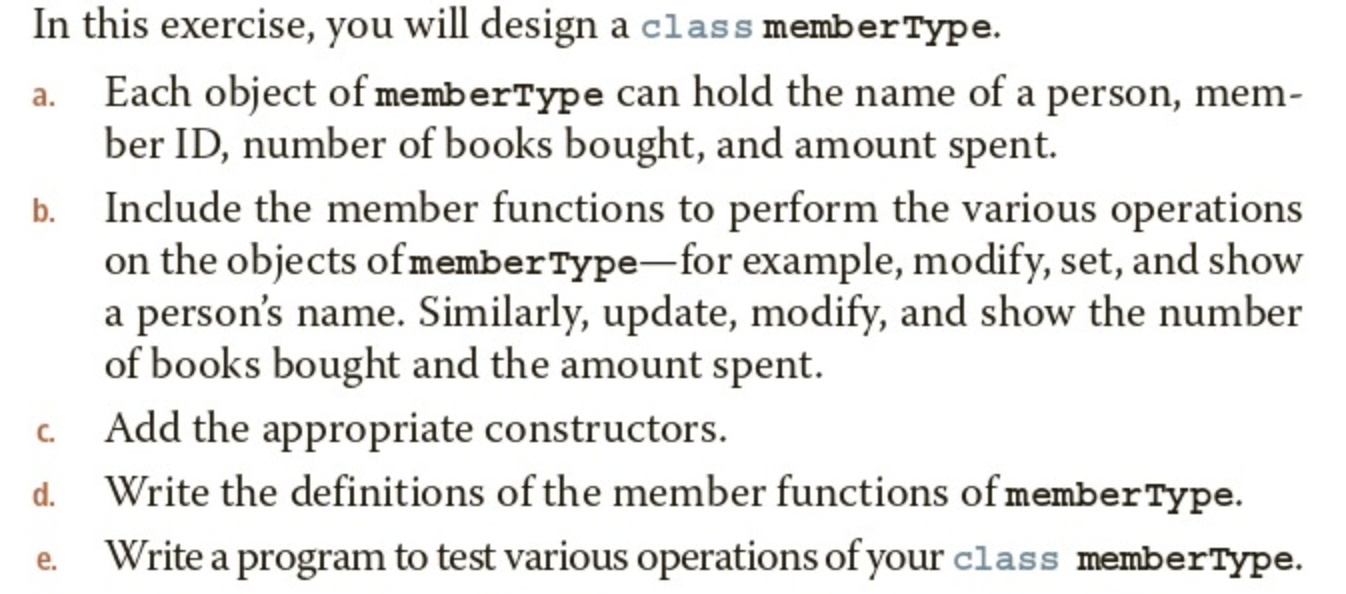Solved Write a program in C++. Program must have 3 files | Chegg.com