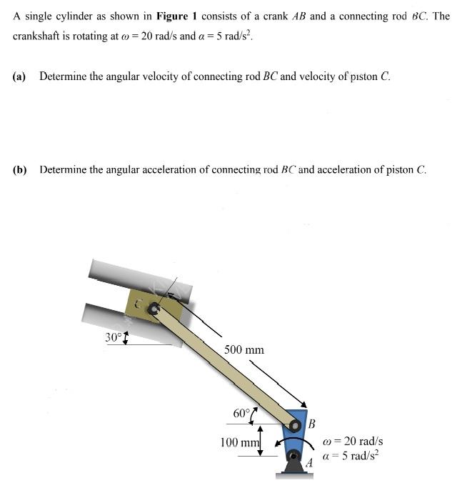 Solved A single cylinder as shown in Figure 1 consists of a | Chegg.com