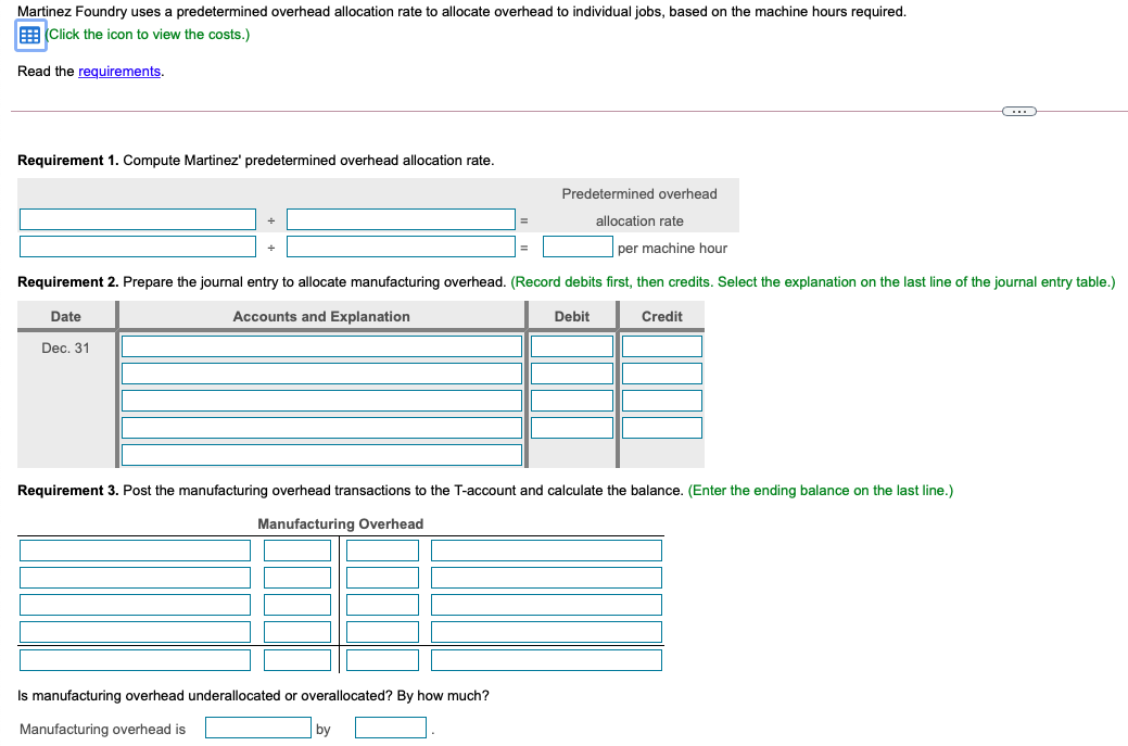 Solved Х Requirements Data table 1. At the beginning of | Chegg.com