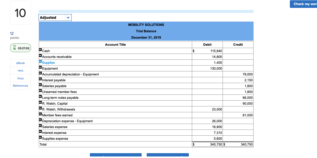 Solved 10 General Requirement General Journal Trial Balance | Chegg.com